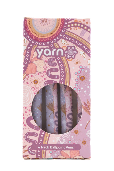 Aboriginal Art NAIDOC 2025 Ballpoint Pen 4 Pack - A.B.F | Yarn Marketplace