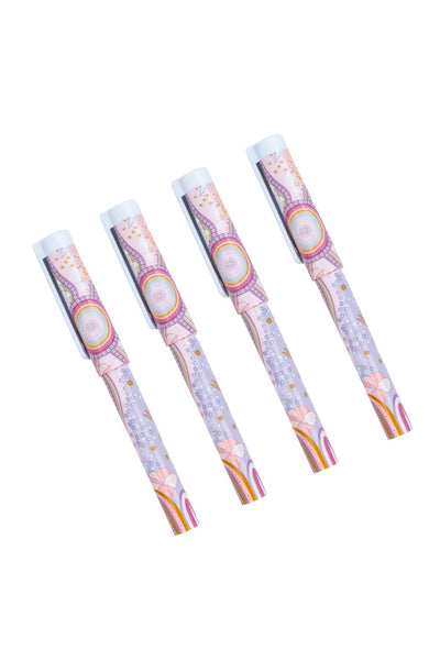 Aboriginal Art NAIDOC 2025 Ballpoint Pen 4 Pack - A.B.F | Yarn Marketplace