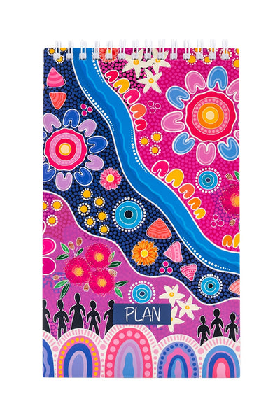 Aboriginal Art NAIDOC 2025 Spiral Notepad - T.T | Yarn Marketplace