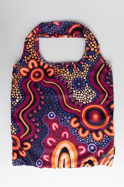 Amy Kilby Artist Collection rPET Reusable Fold-Up Shopping Bag (3 Pack