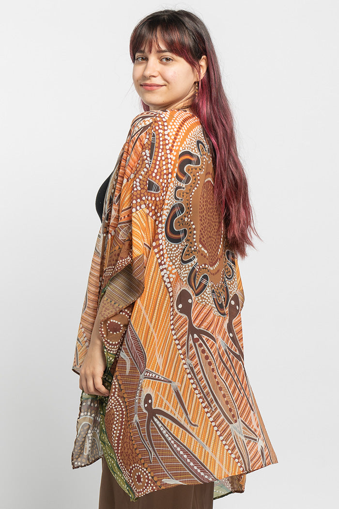 Aboriginal Art NAIDOC 2024 Shawl - C.F | Yarn Marketplace