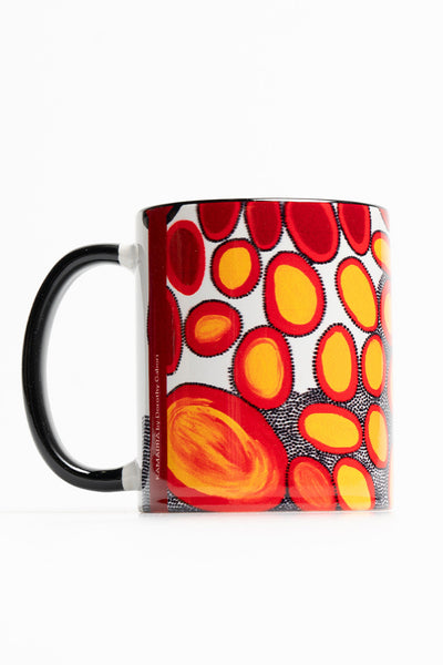 Aboriginal Art Coffee Mug Cup Ceramic Kitchen - K. | Yarn Marketplace