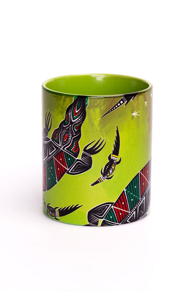 Aboriginal Art Coffee Mug Cup Ceramic Kitchen - C.C | Yarn Marketplace
