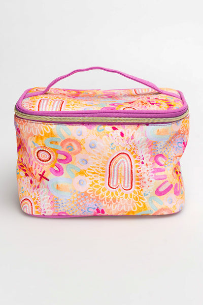 Flourishing Blooms Cosmetics Bag
