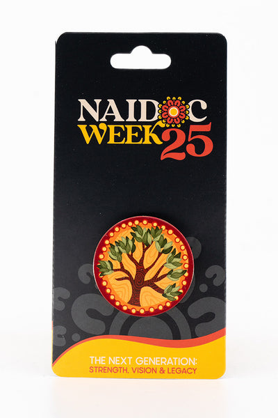 Aboriginal Art NAIDOC 2025 Lapel Pins - W | Yarn Marketplace