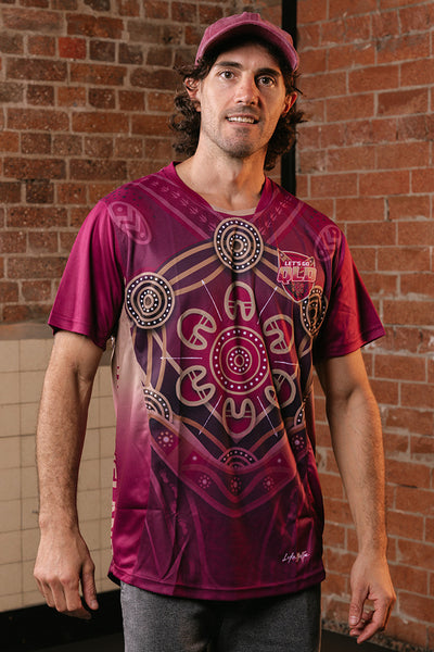 Maroon Warrior Adults Premium Sports Training T-Shirt