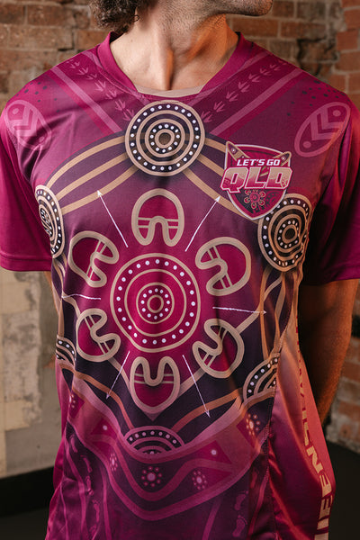 Maroon Warrior Adults Premium Sports Training T-Shirt