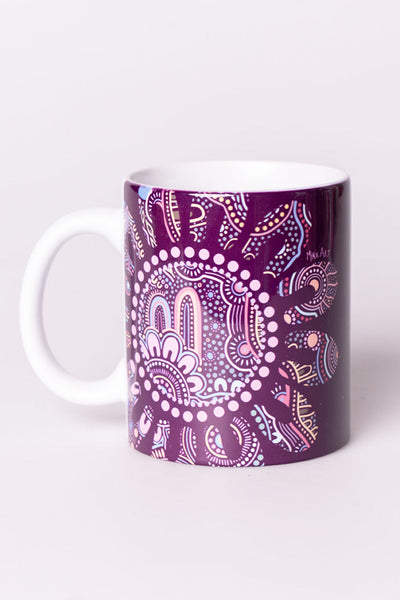 Connection Through Generations (Purple) Ceramic Coffee Mug - Bundle It
