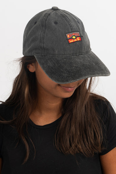 Always Was Flag Black Vintage Washed Cap