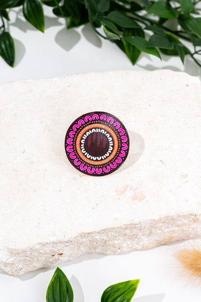Aboriginal Art NAIDOC 2025 Lapel Pins - I.T.E | Yarn Marketplace