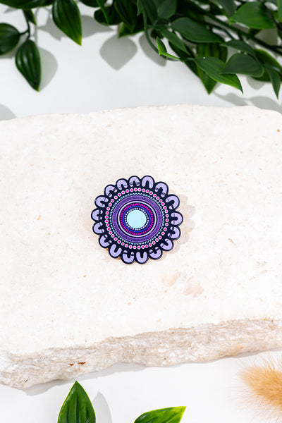 Aboriginal Art NAIDOC 2025 Lapel Pins - M.T.O.B | Yarn Marketplace