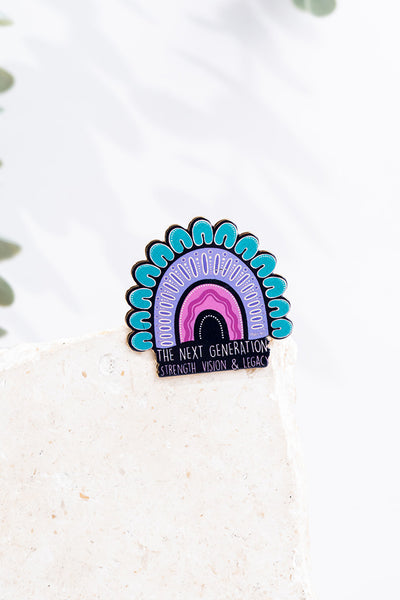 Aboriginal Art NAIDOC 2025 Lapel Pins - A.S.V | Yarn Marketplace