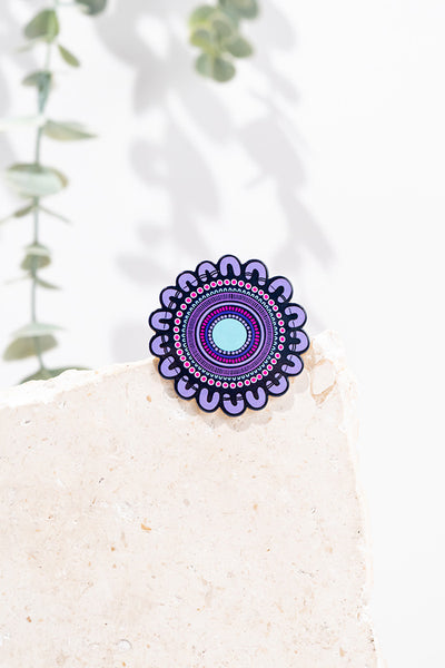 Aboriginal Art NAIDOC 2025 Lapel Pins - M.T.O.B | Yarn Marketplace
