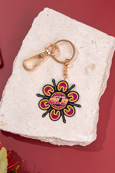 Maroon Warrior Keyring