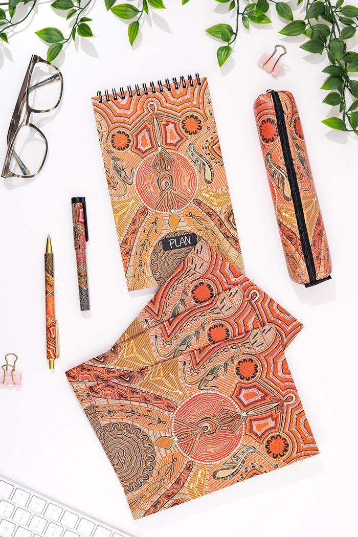 Aboriginal Art NAIDOC 2025 Spiral Notepad - L.F | Yarn Marketplace
