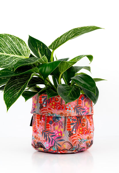 Indigenous Canvas Plant Pot: From Seeds | Yarn