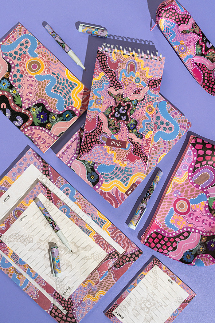 Aboriginal Art NAIDOC 2024 A5 Notebook Bundle - G.L | Yarn Marketplace