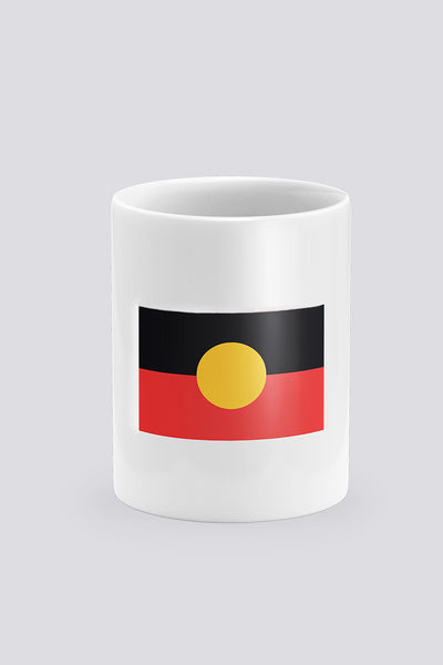 Aboriginal Art Australian Flag Coffee Mug - RTFS | Yarn Marketplace