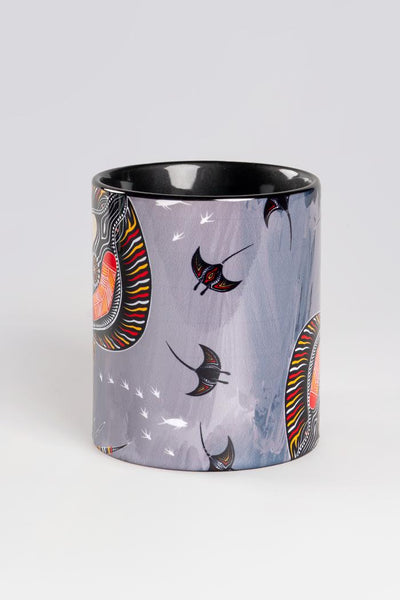 Aboriginal Art Coffee Mug Cup Ceramic Kitchen - SF | Yarn Marketplace