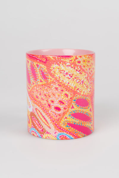 Aboriginal Art Coffee Mug Set Ceramic Kitchen - S.D | Yarn Marketplace