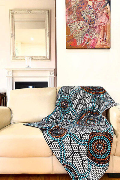 THROWS FEATURING INDIGENOUS ARTISTS