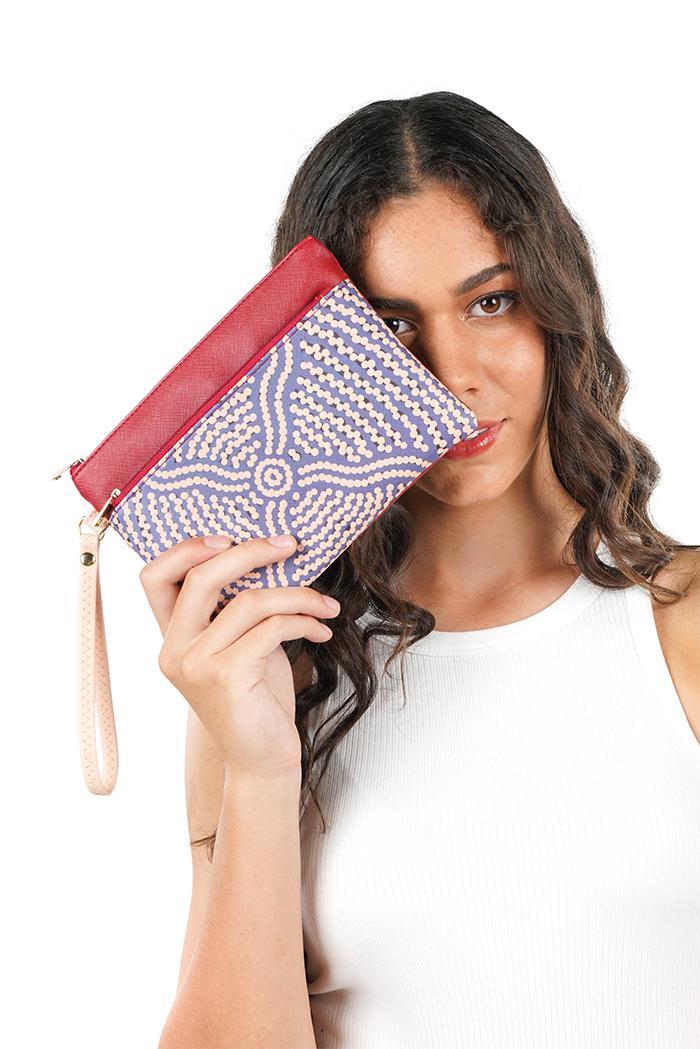 Yarla Panel Zip Purse